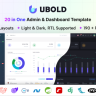 UBold - 20 in One Admin & Dashboard Template | WebFop: Web Enthusiasts ...